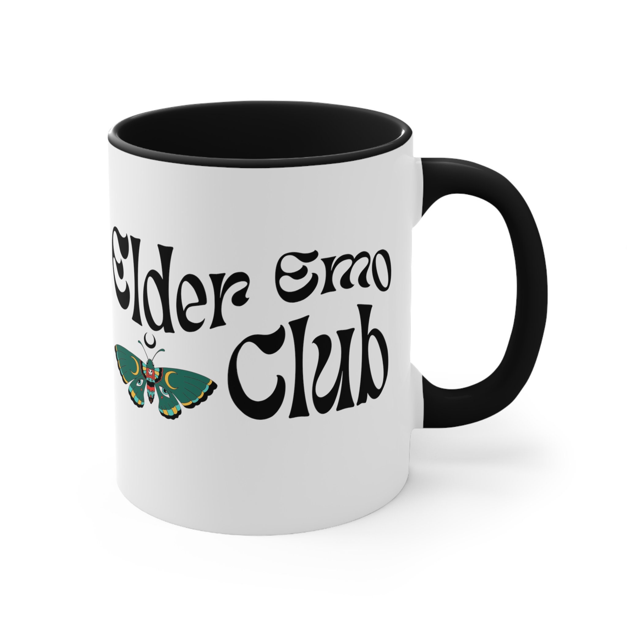 Elder Emo Club Mug, Elder Emo Club Cup, Gift for Emo, Emo Mug, Elder ...