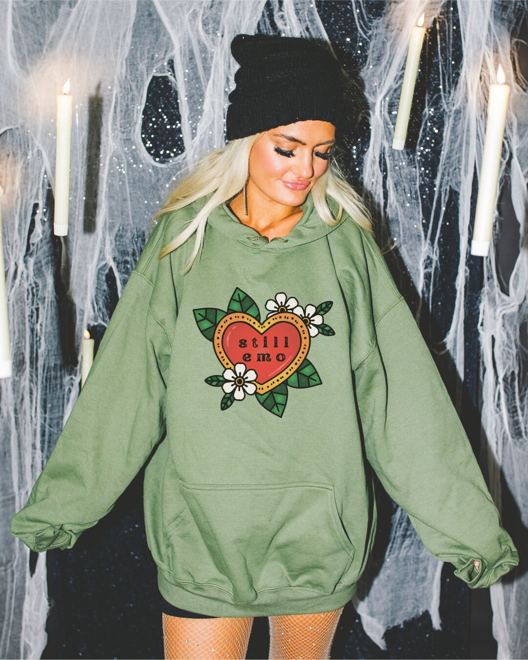 Still Emo Hooded Sweatshirt, Still Emo Sweatshirt, Still Emo Sweater ...