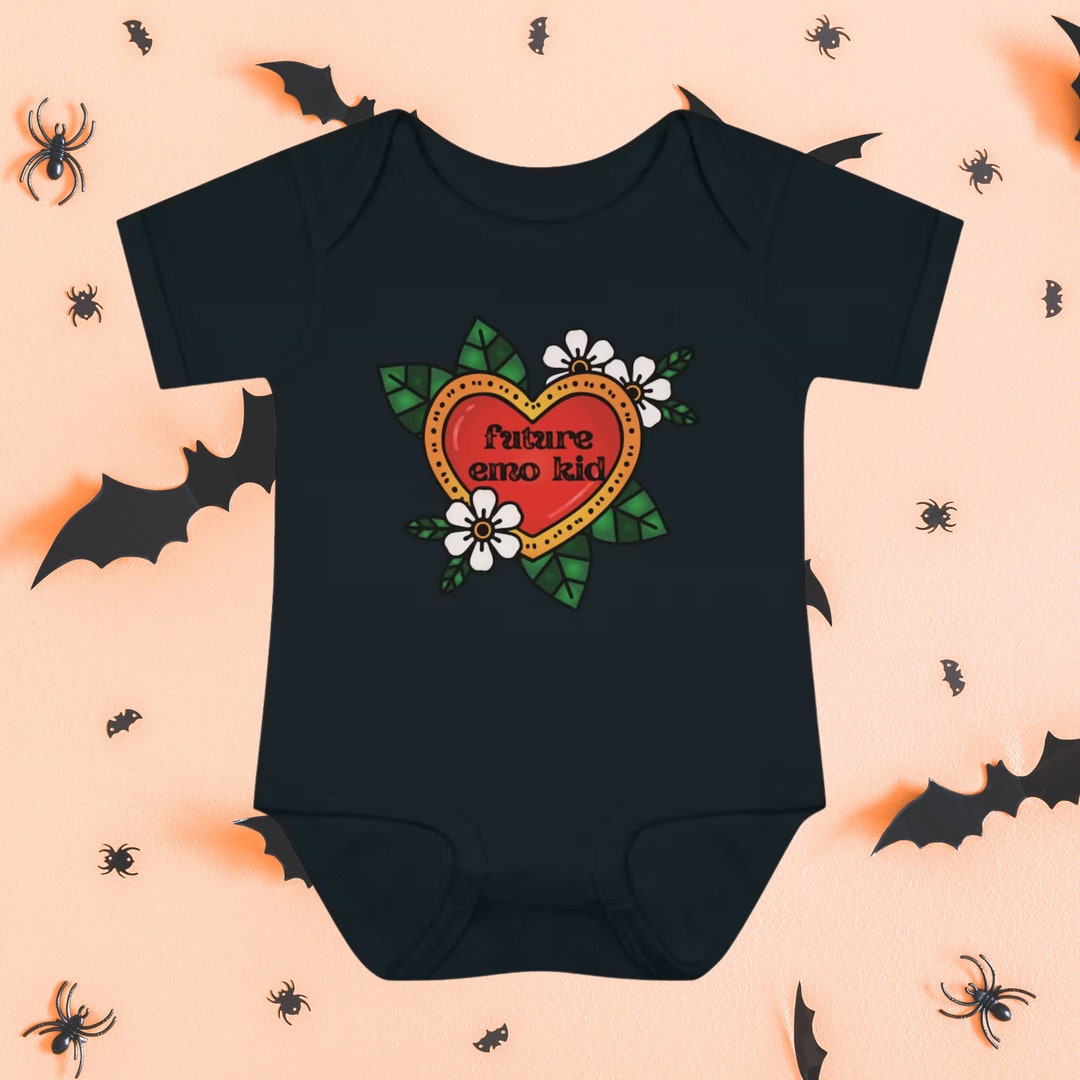 Future Emo Kid Bodysuit, Emo Baby Clothes, Emo Baby Shower Gift, Emo ...