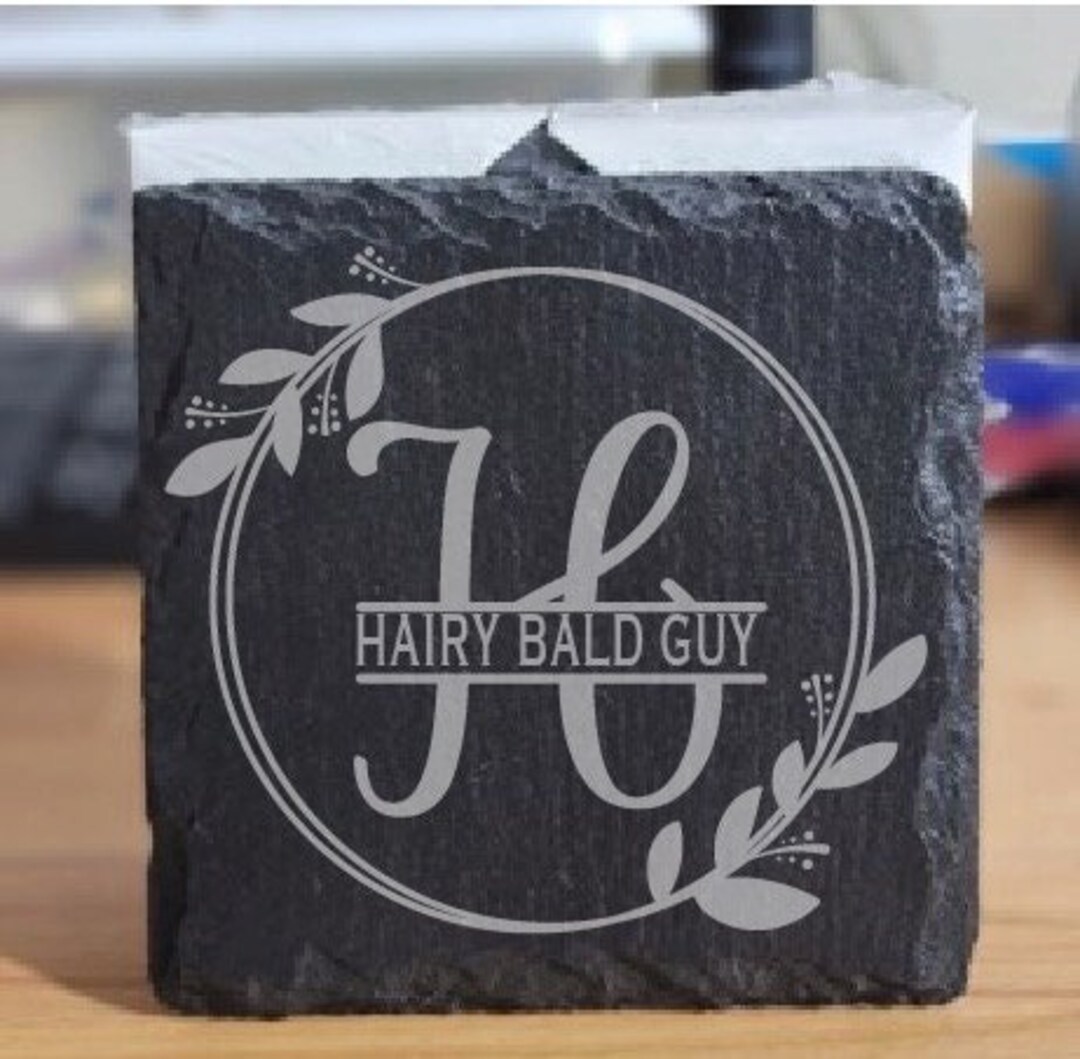 Monogrammed Slate Coasters - Etsy