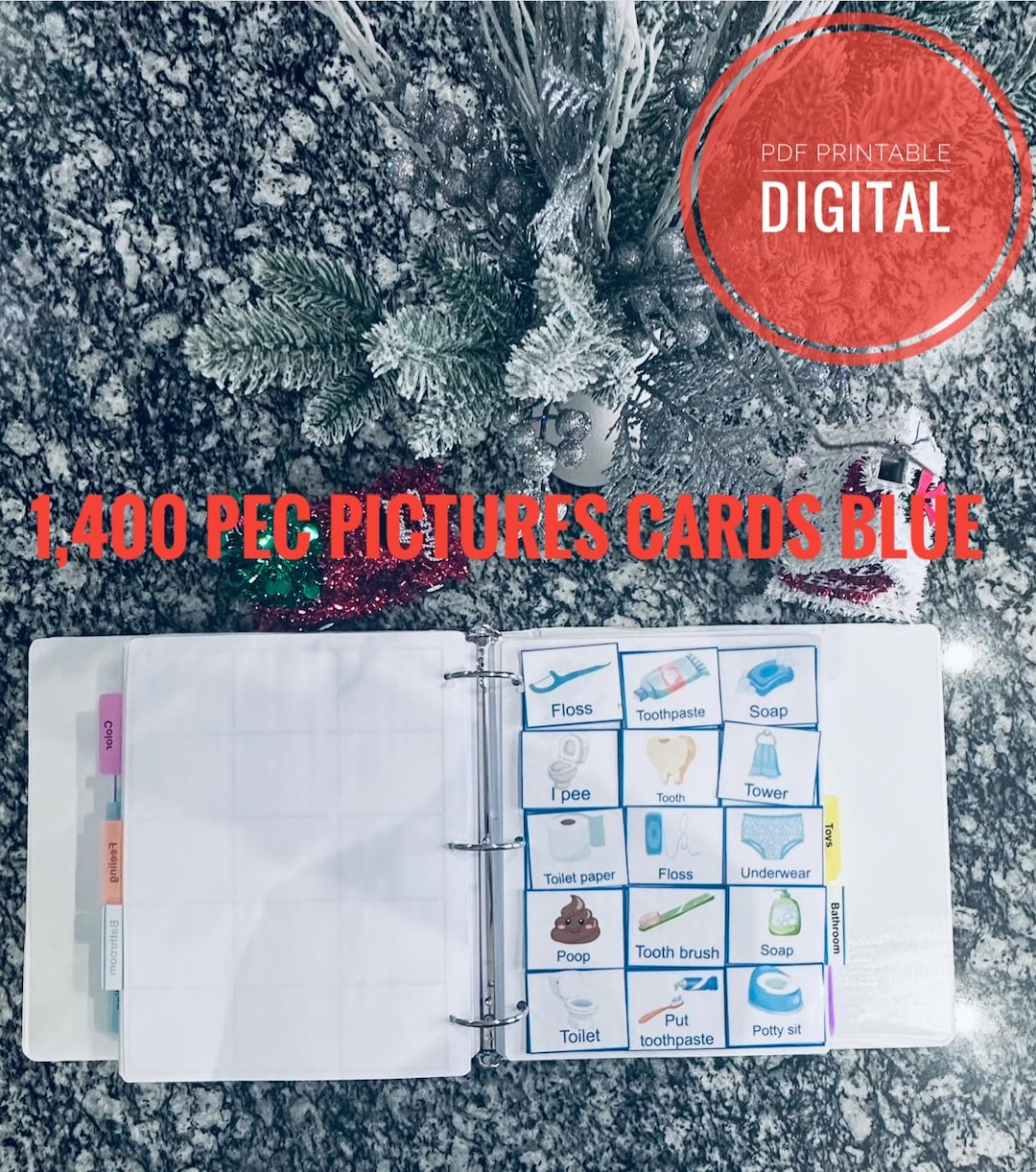 1,400 Communication Picture Cards: Printable Speech Therapy, Autism ...
