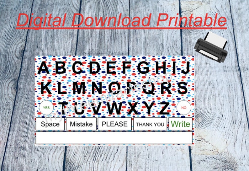 Independence Day , 4th of July Adult Kid Communication Pictures Card ...