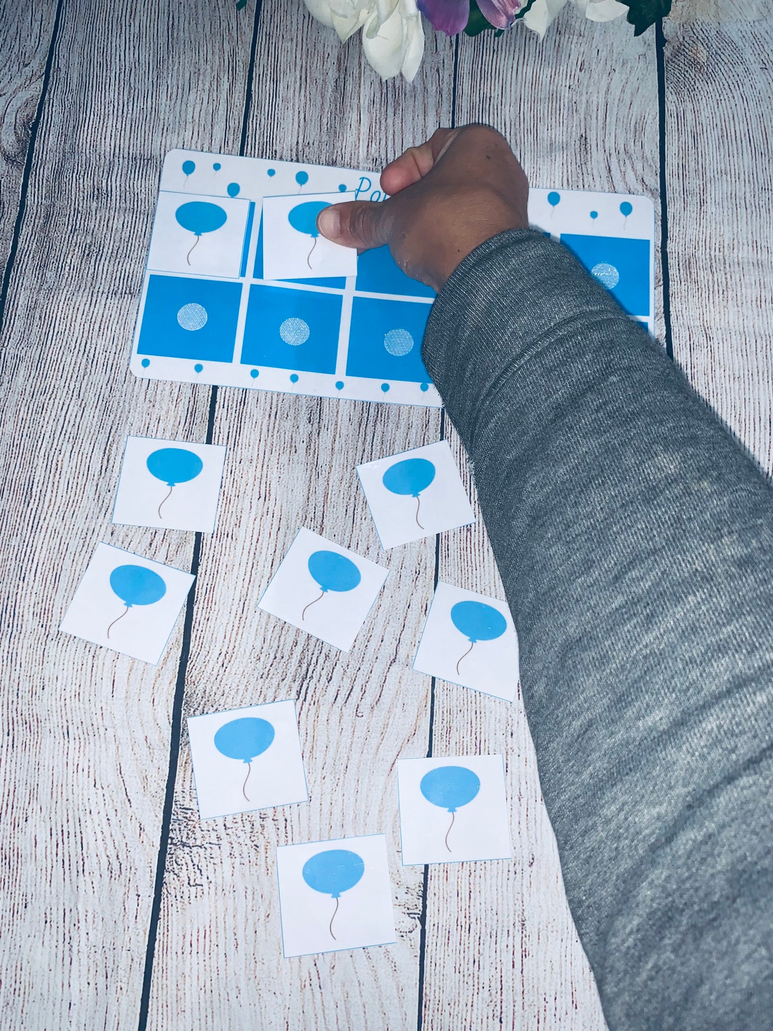 Balloon Teal Potty Training Chart | Blue Potty Reward System for Boys ...