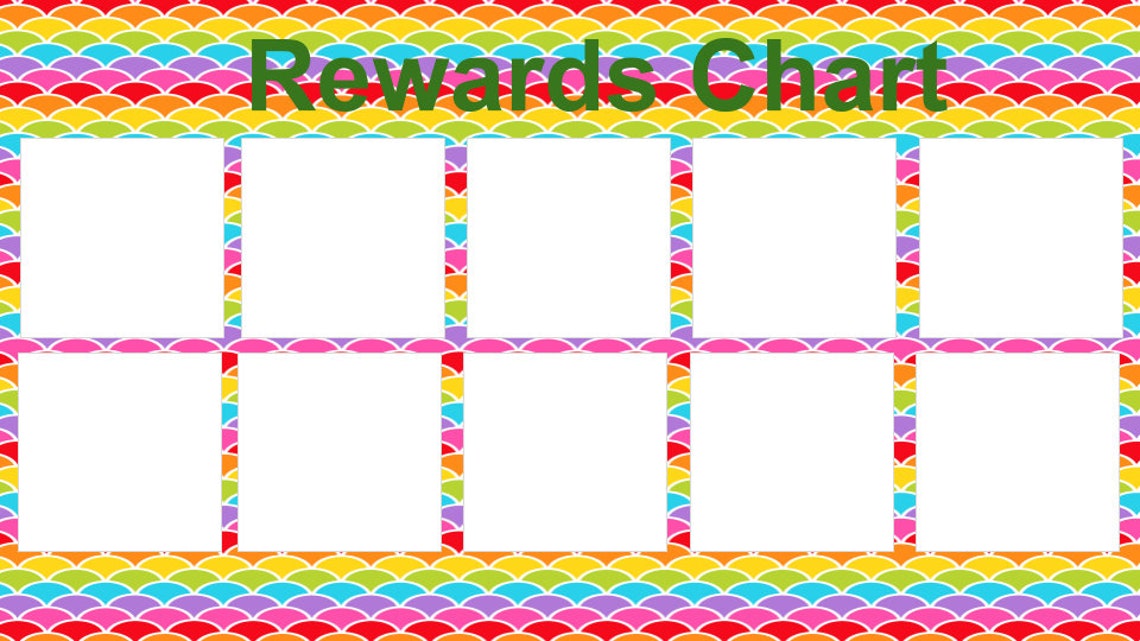 Multi Colors Balloon Rewards Chart Board Token Board Reward - Etsy