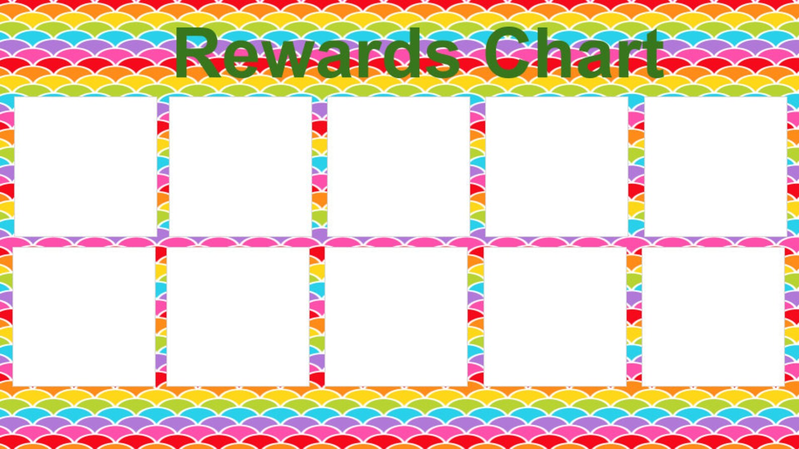 Multi Colors Balloon Rewards Chart Board Token Board Reward - Etsy
