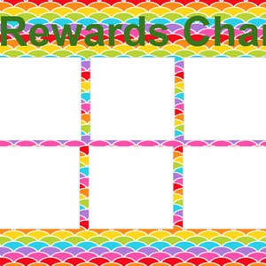 Multi Colors Balloon Rewards Chart Board, Token Board, Reward System ...