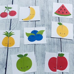 12 Vegetables Food ,2 Peaces Pictures Matching Activity ,homeschool ...