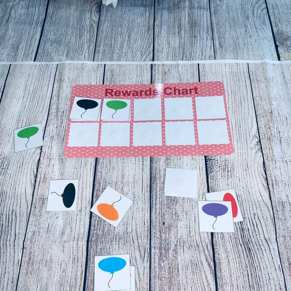 Balloon Reward Chart Board - Etsy