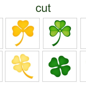 Saint Patrick's Day Preschool Montessori Kids Busy Work Matching ...