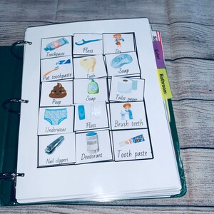 Sign Language, Pictures Cards Book or Binder Small Pictures Book, 210 ...