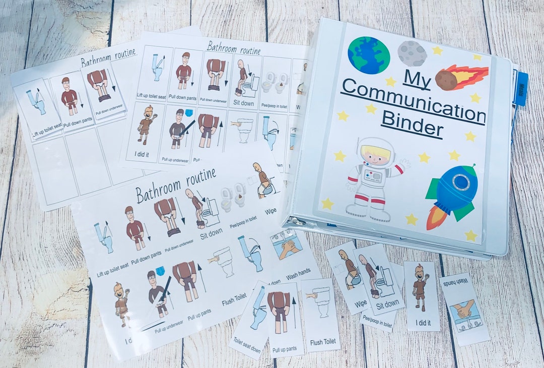 400 Pictures Card for Communication Bundle and Bathroom Routine Chart ...