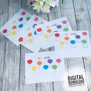 Color Matching Sorting Interactive Activity Learning Toddler Busy Work ...