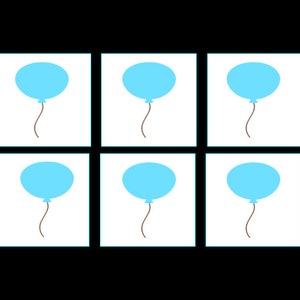 Balloon Teal Potty Training Chart | Blue Potty Reward System for Boys ...