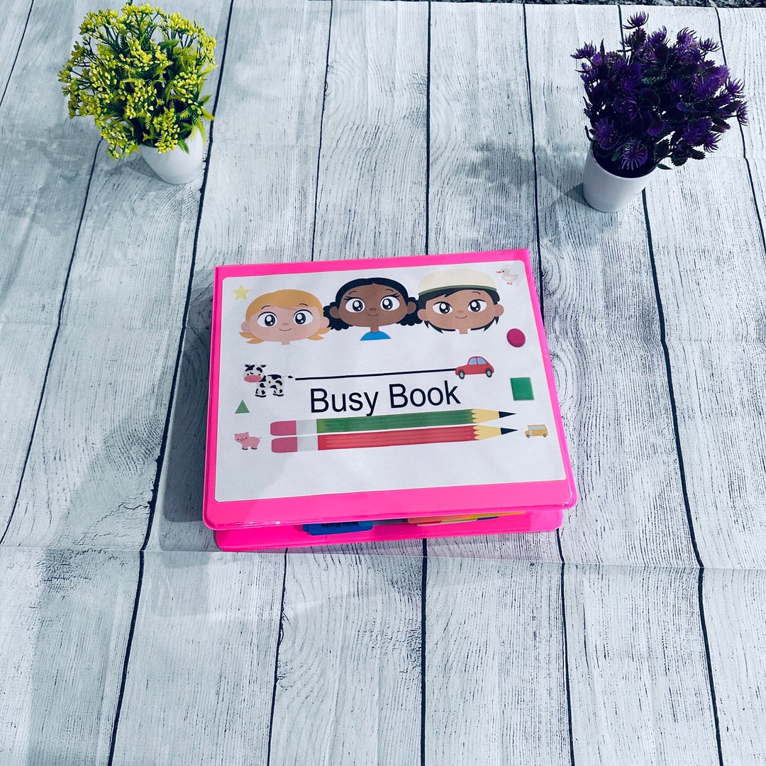 Pink Girl Workbook 22 Page Sheet Interactive Activity Trace Handwriting ...