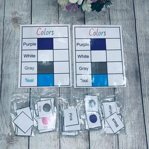 Color Matching Interactive Busy Book Speech Therapy, OT Therapy, DTT ...