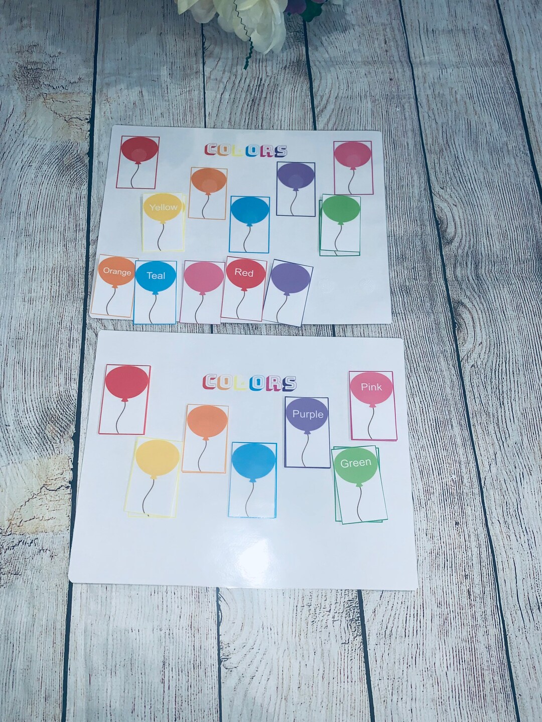 Balloon Color Interactive Activity, Color Matching, Sorting, Learn ...