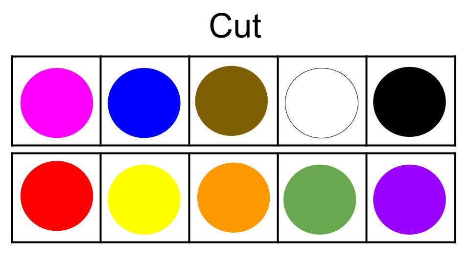 Toddler, Preschool Busy Work, Colors Sorting Matching, Montessori ...