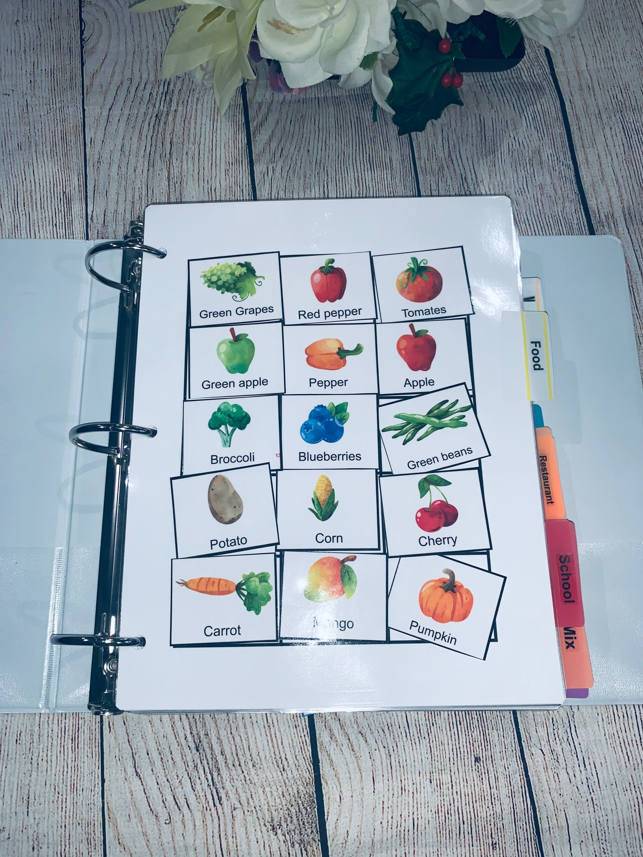 Food Therapy, Bundle 100 Food Charts, Choices Board, Book, Visual Aid ...