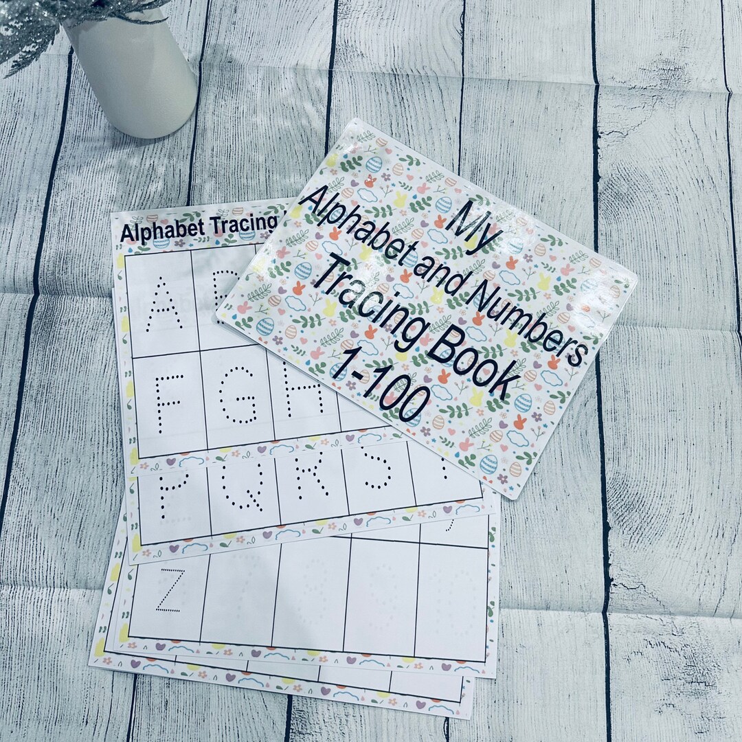 Easter Number 1-100 Tracing Handwriting Homeschool Montessori Teacher ...