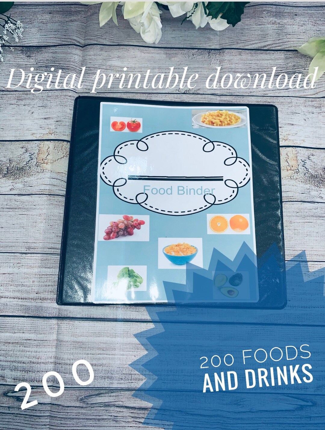 200 Food and Drinks, Food Therapy, Food Choices Board Chart , Flash ...