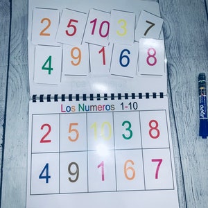 Back to School Teacher Gift, Activity Spanish, Busy Book Interactive ...