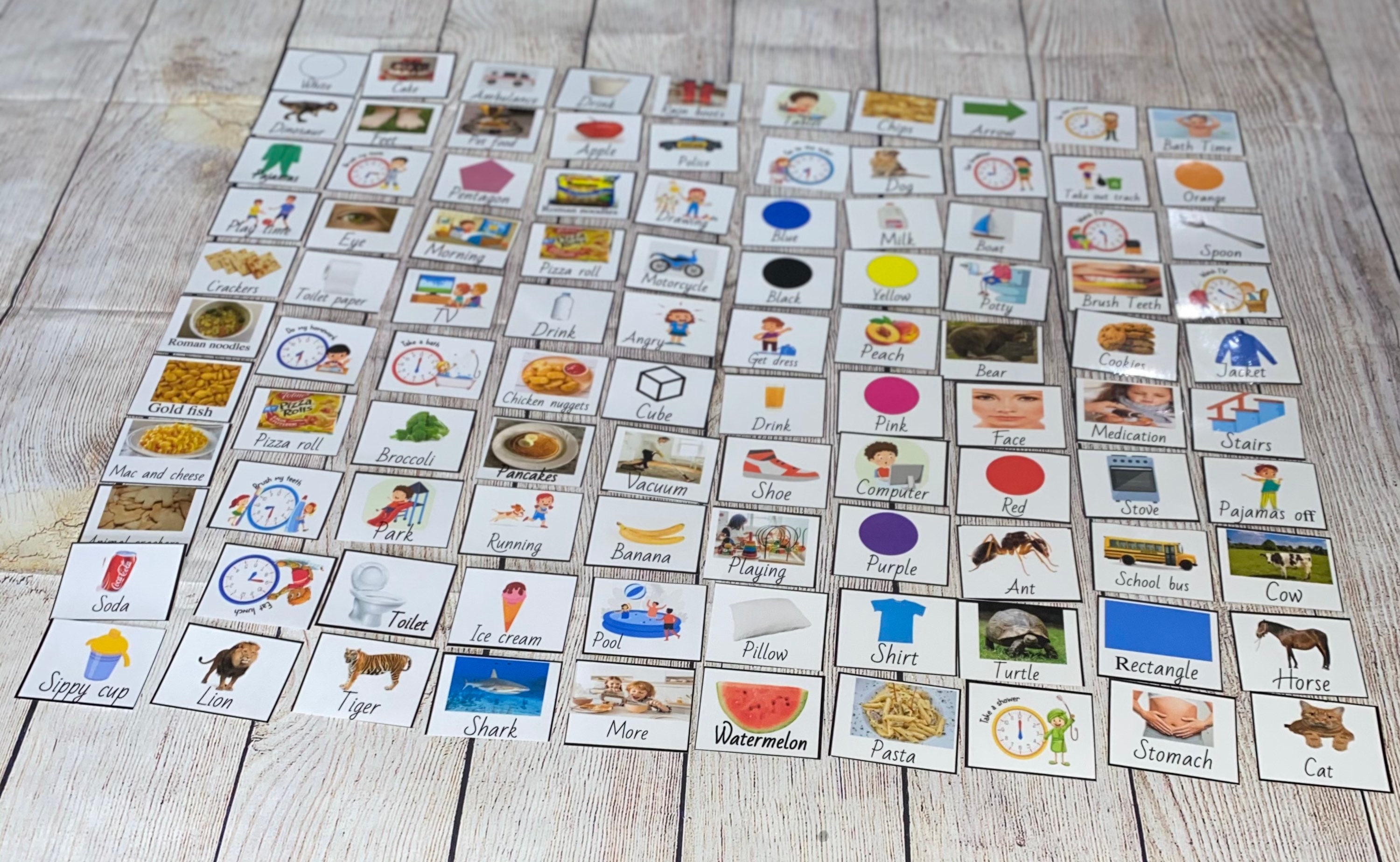 Bilder-Kommunikationssystem Bilderkarten laminiert 210 | Etsy