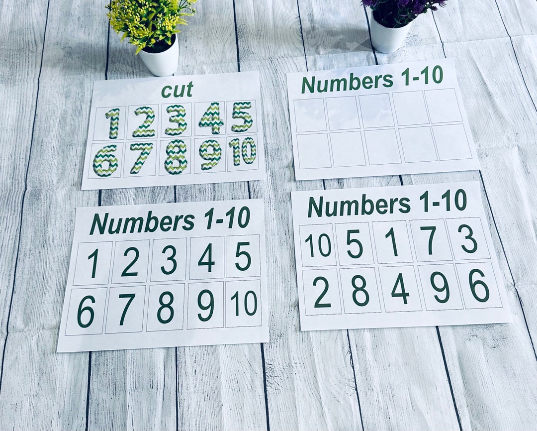 Christmas Numbers 1-20 Matching Sorting ,preschool ,homeschool ...