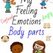 45 Loose Cards Feelings, Emotion and Body Part Pictures Cards for ...