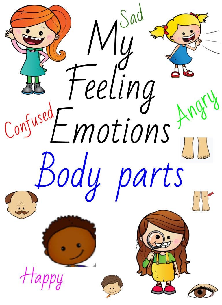45 Loose Cards Feelings Emotion and Body Part Pictures Cards - Etsy