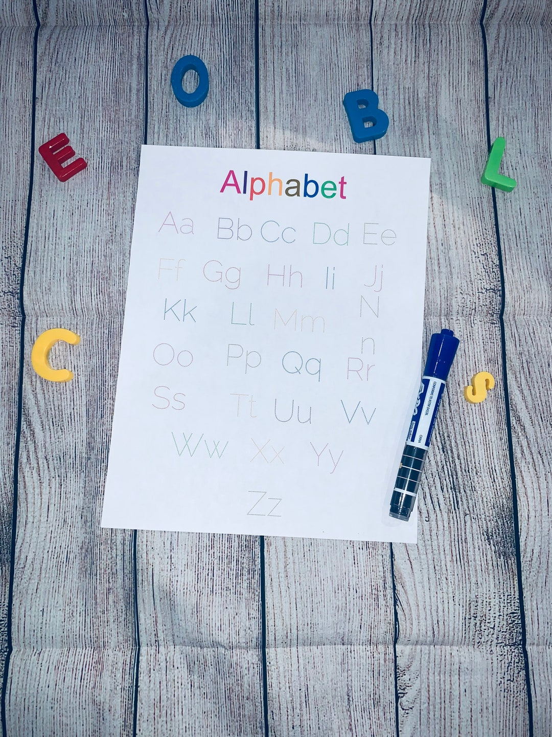 Number Tracing, Handwriting 3 Pages Color, Homeschool,teacher Center ...