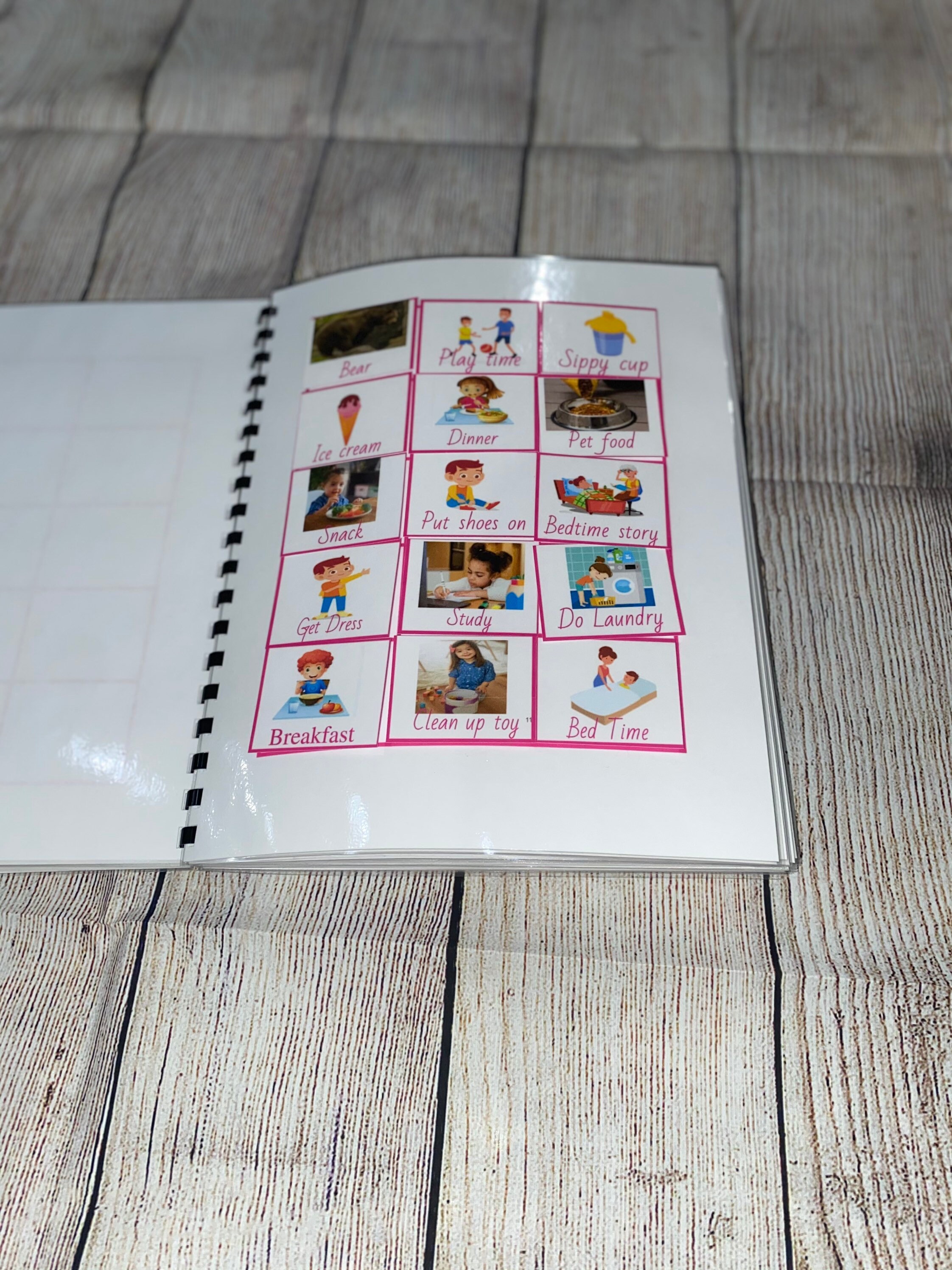 Learning & School Toys Picture Small Pictures book kit special need ...