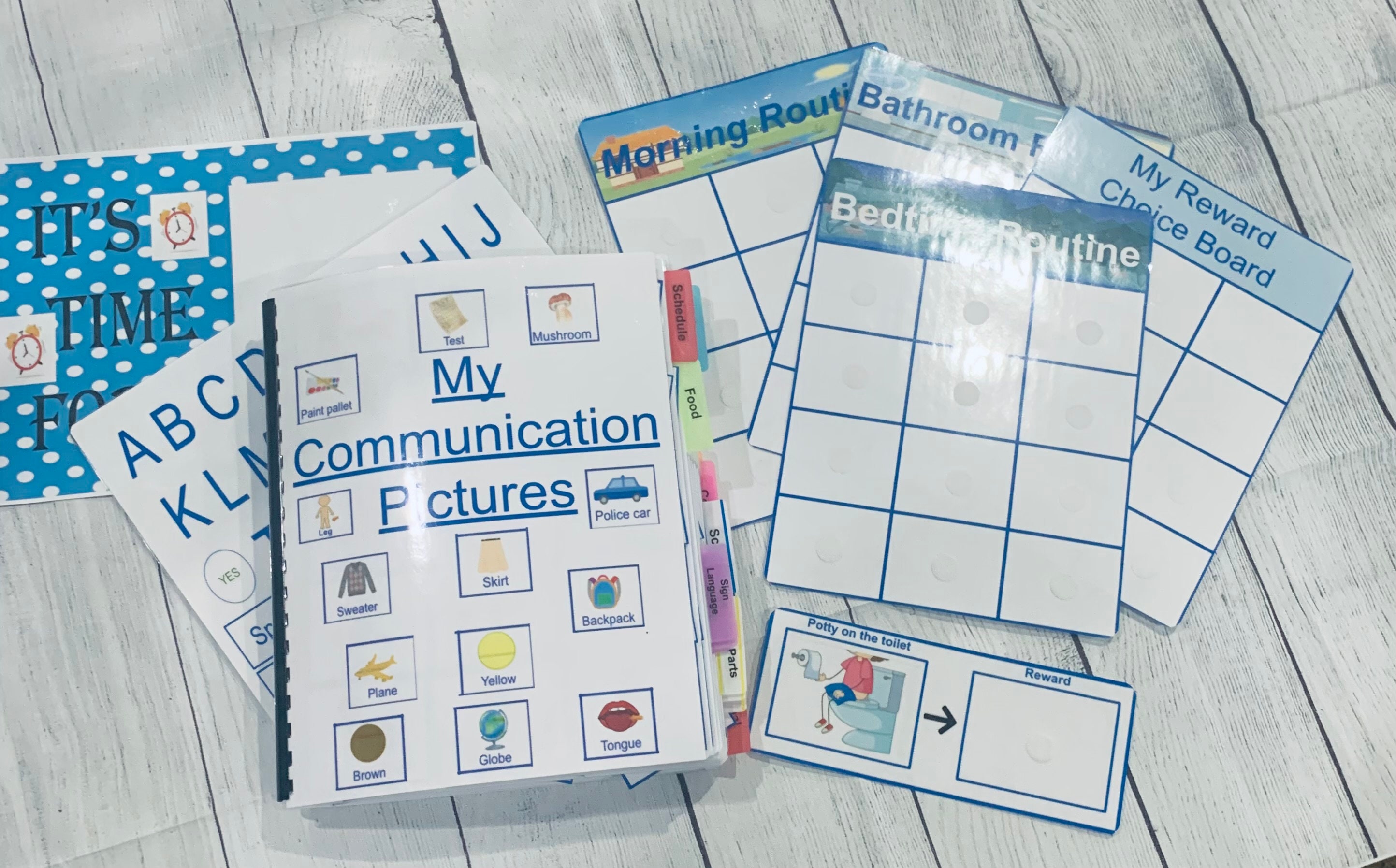 Bundle Speech Therapy Sentences Builder Pictures Card Binder - Etsy