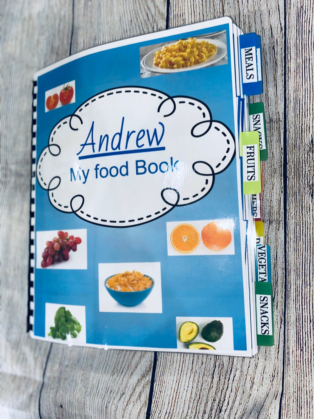 Food Therapy, Charts, Meal Fruits Vegetables Choices Board Book Visual ...