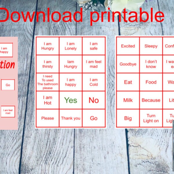 Adult Communication Boards - Etsy