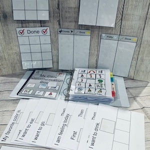 300 Bundle Pack Pictures Cards for Communication Sentence Book, Travel ...