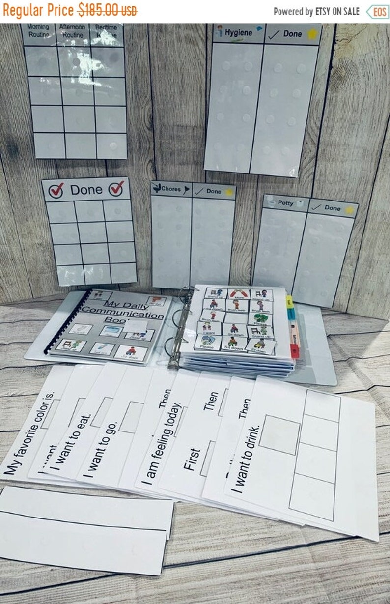 300 Bundle Pack Pictures Cards for Communication Sentence Book, Travel ...