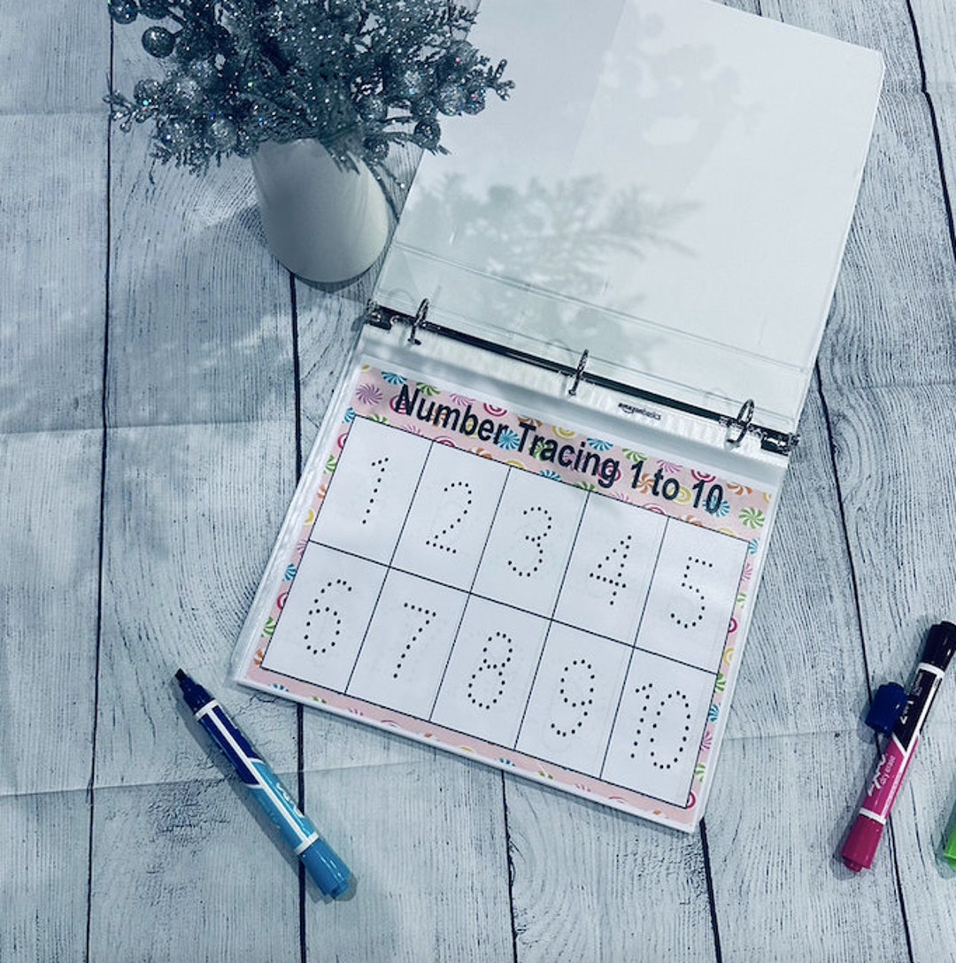 Summer Number Tracing 1-100 Handwriting Practice Homeschool Montessori ...