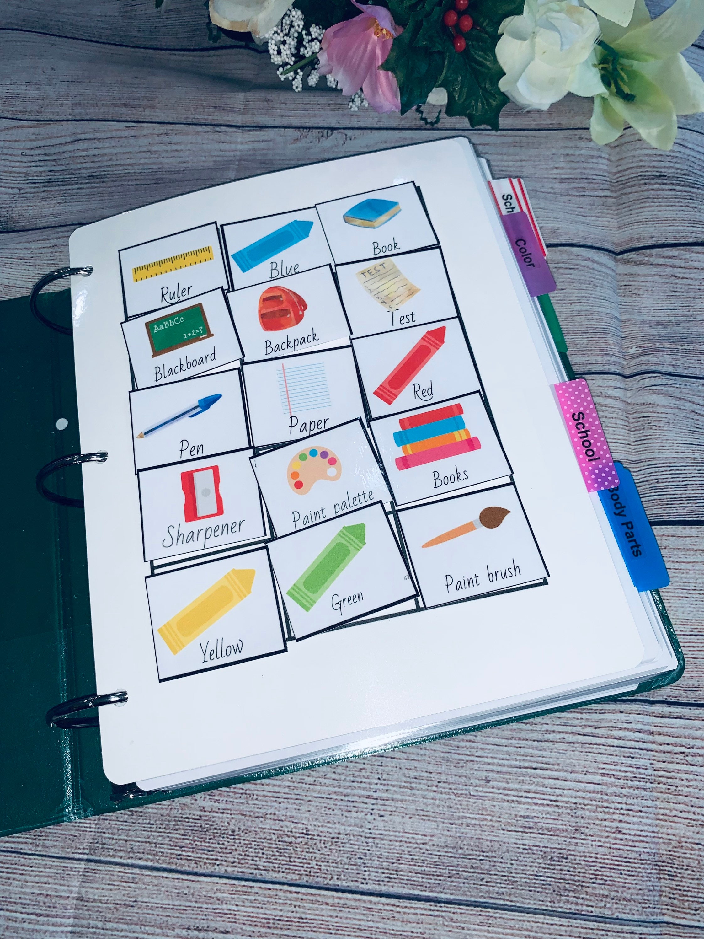 Bundle Pictures Card for Communication Speech Therapy ABA - Etsy