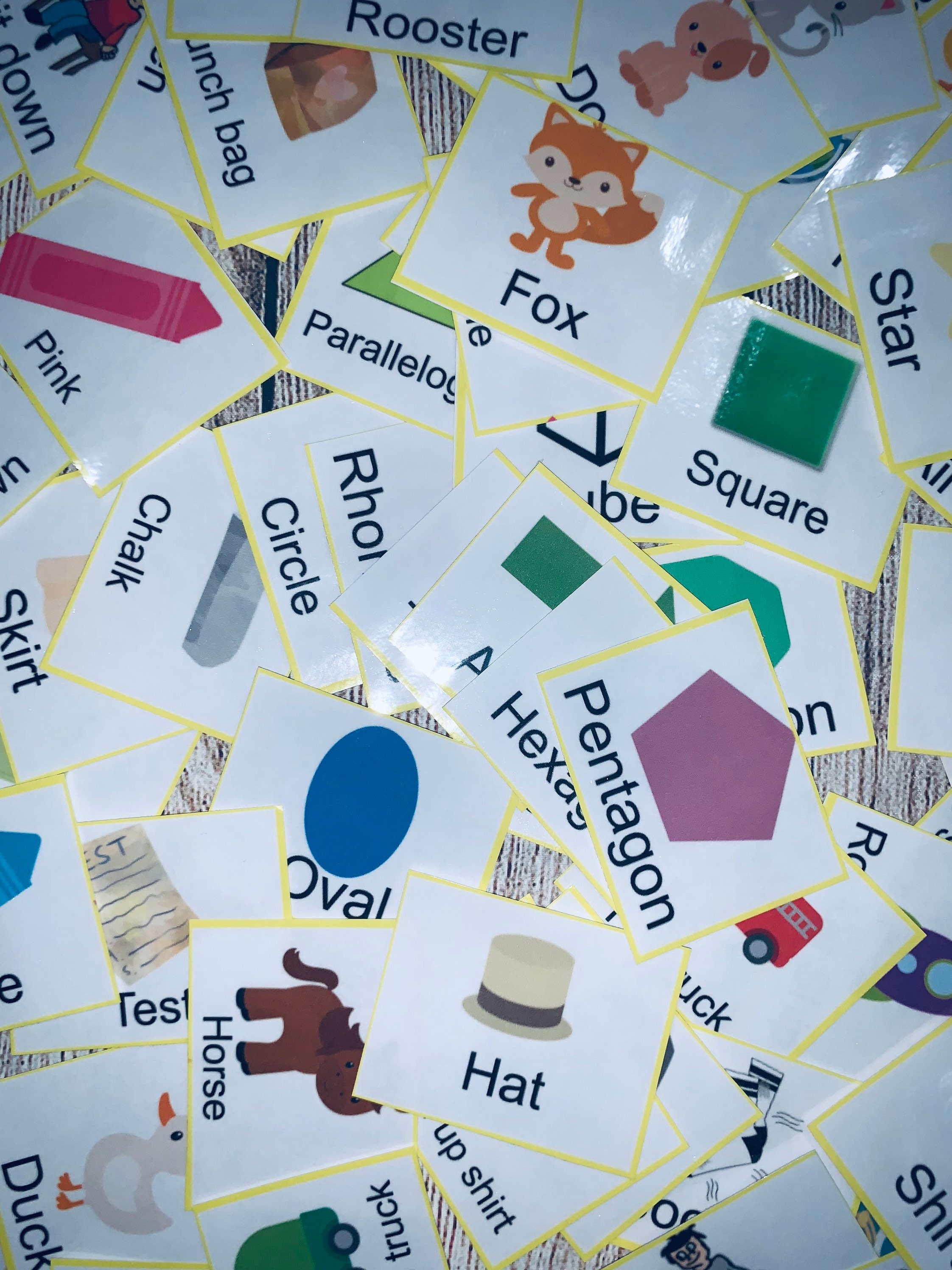 Autism Communication Pictures Cards, Bundle of 300, Speech Therapy, ABA ...