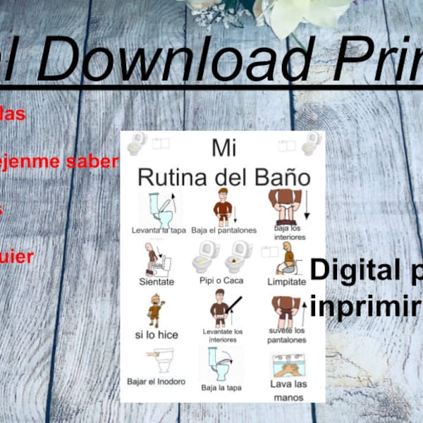 Potty Training Chart in Spanish - Etsy