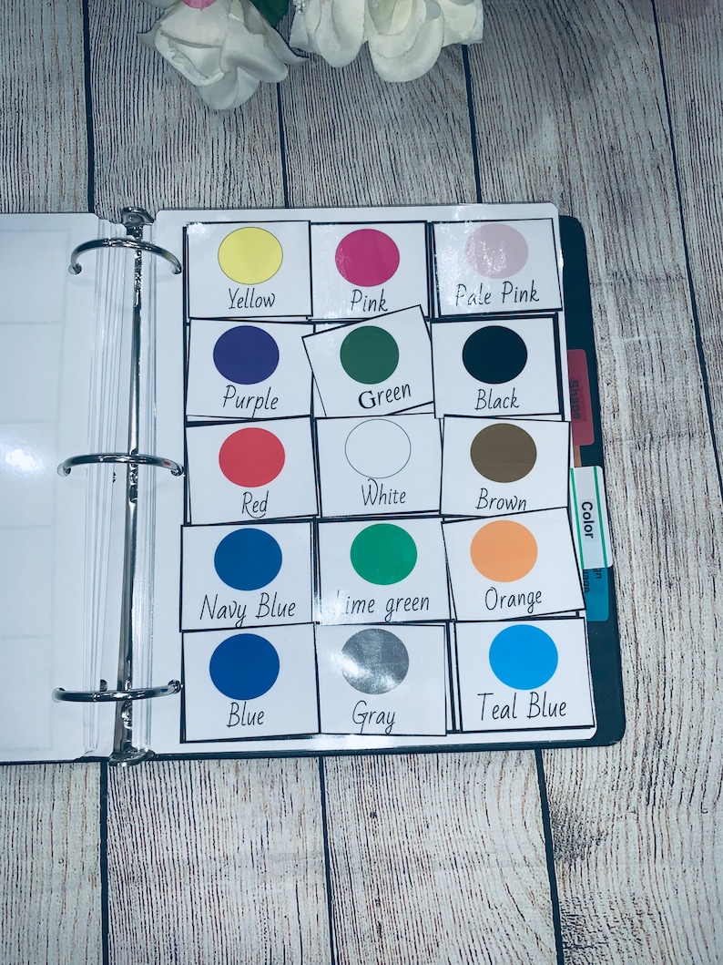 Pec Picture Card Notebook Kit Speech Therapy OT Therapy Autism ...