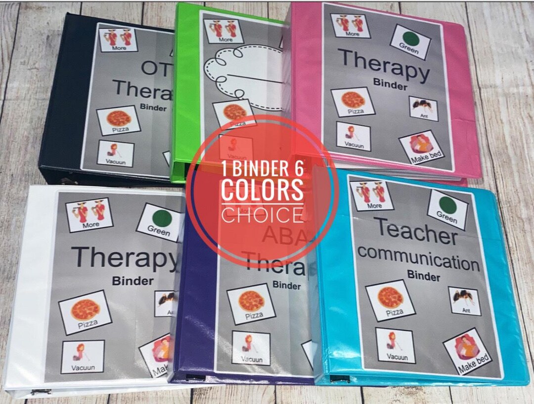 Pictures Card Binder Kit, Pictures Cards, Kit 250 Speech Therapy, OT ...
