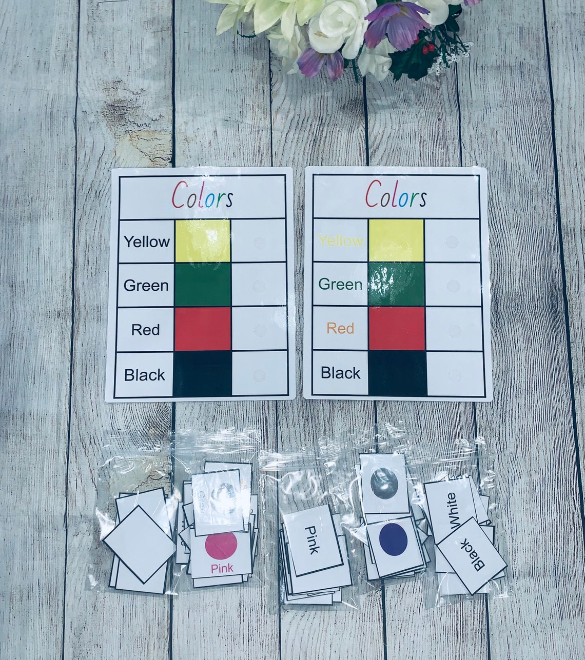 Color Matching Interactive Busy Book Speech Therapy, OT Therapy, DTT ...