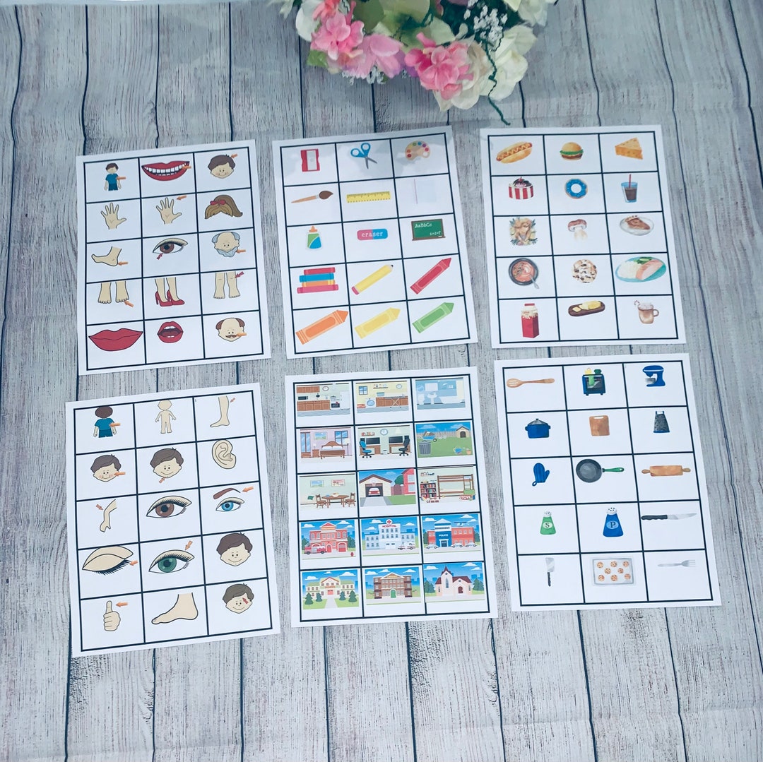 1,300 Large Pictures Blank Card Communication Speech Therapy Autism ...