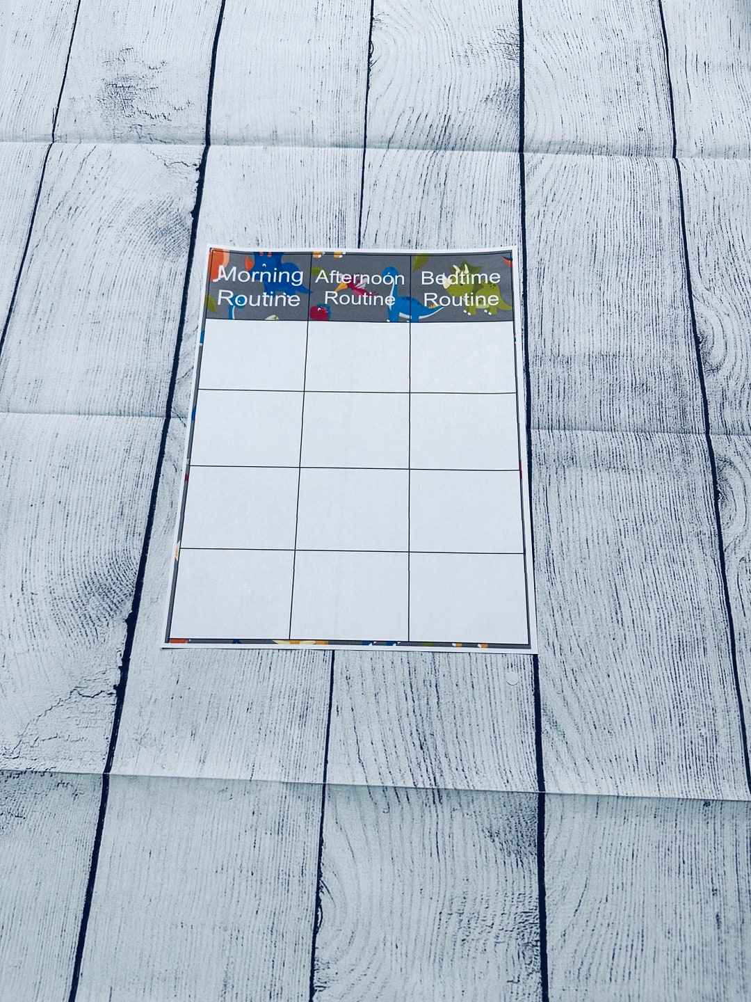 Dinosaur Daily Routine Schedule Chartskids Daily Task Activities Chores ...