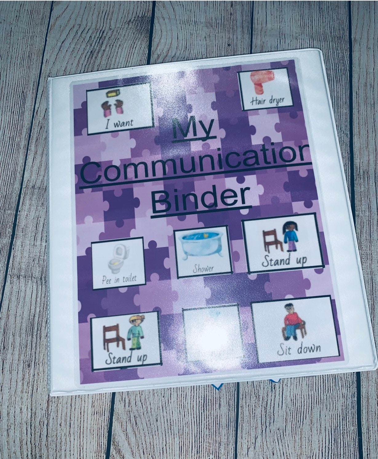 400 Pictures Card Binder Bundle, Speech Delay,aba, Therapy Autism Non ...