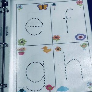 Summer Tracing Handwriting Alphabet and Number 1 to 20 Flash Cards ...