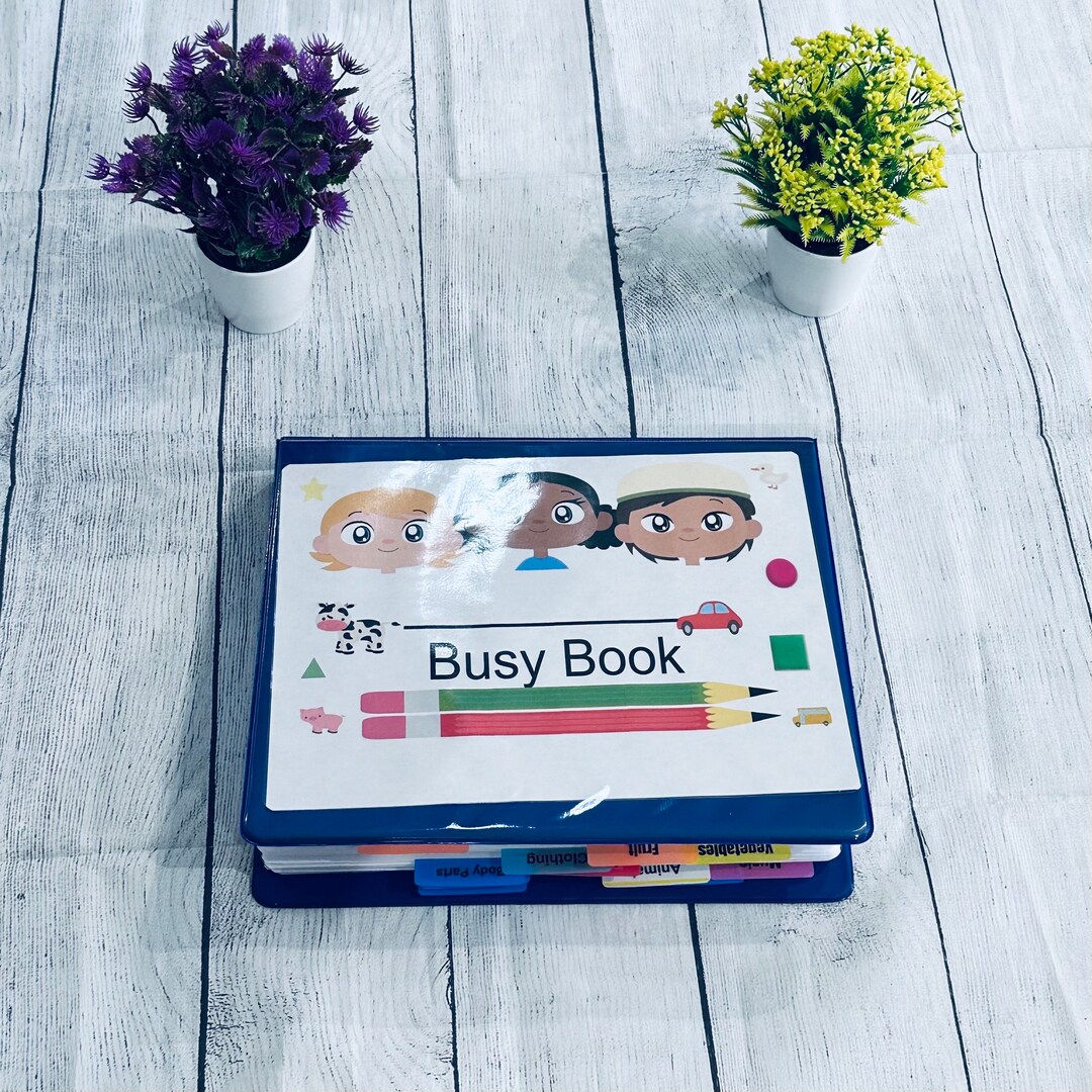 Boy Busy Workbook 22 Pages Sheet Interactive Activity Tracing ...