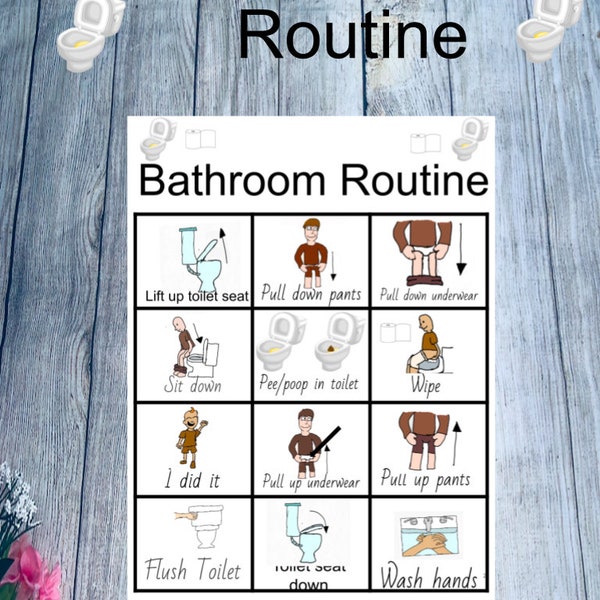 Pecs Communication Cards Bathroom - Etsy