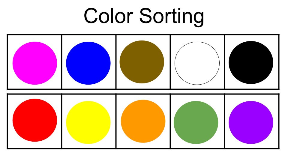 Preschool Toddler Busy Work Shapes Colors Sorting - Etsy